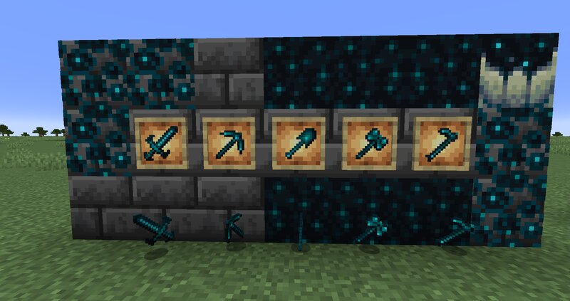 Sculk Tool Set (Netherite) Minecraft Texture Pack