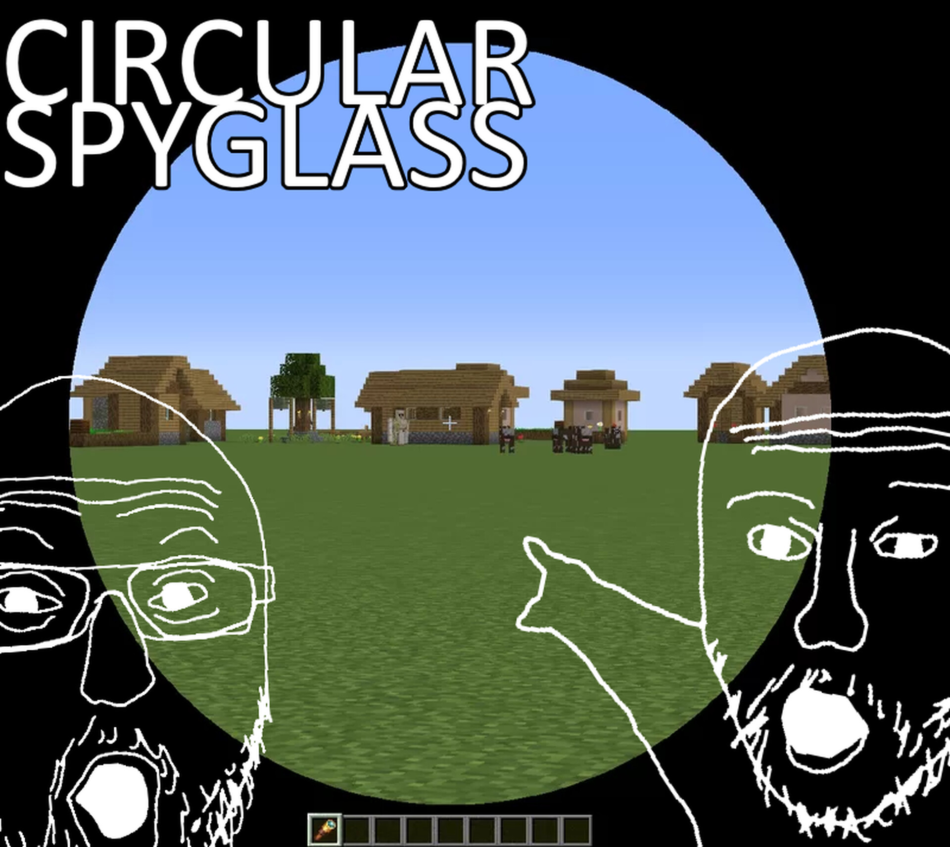 Circle Spyglass Zoom (Supports all versions above 1.17) Minecraft ...