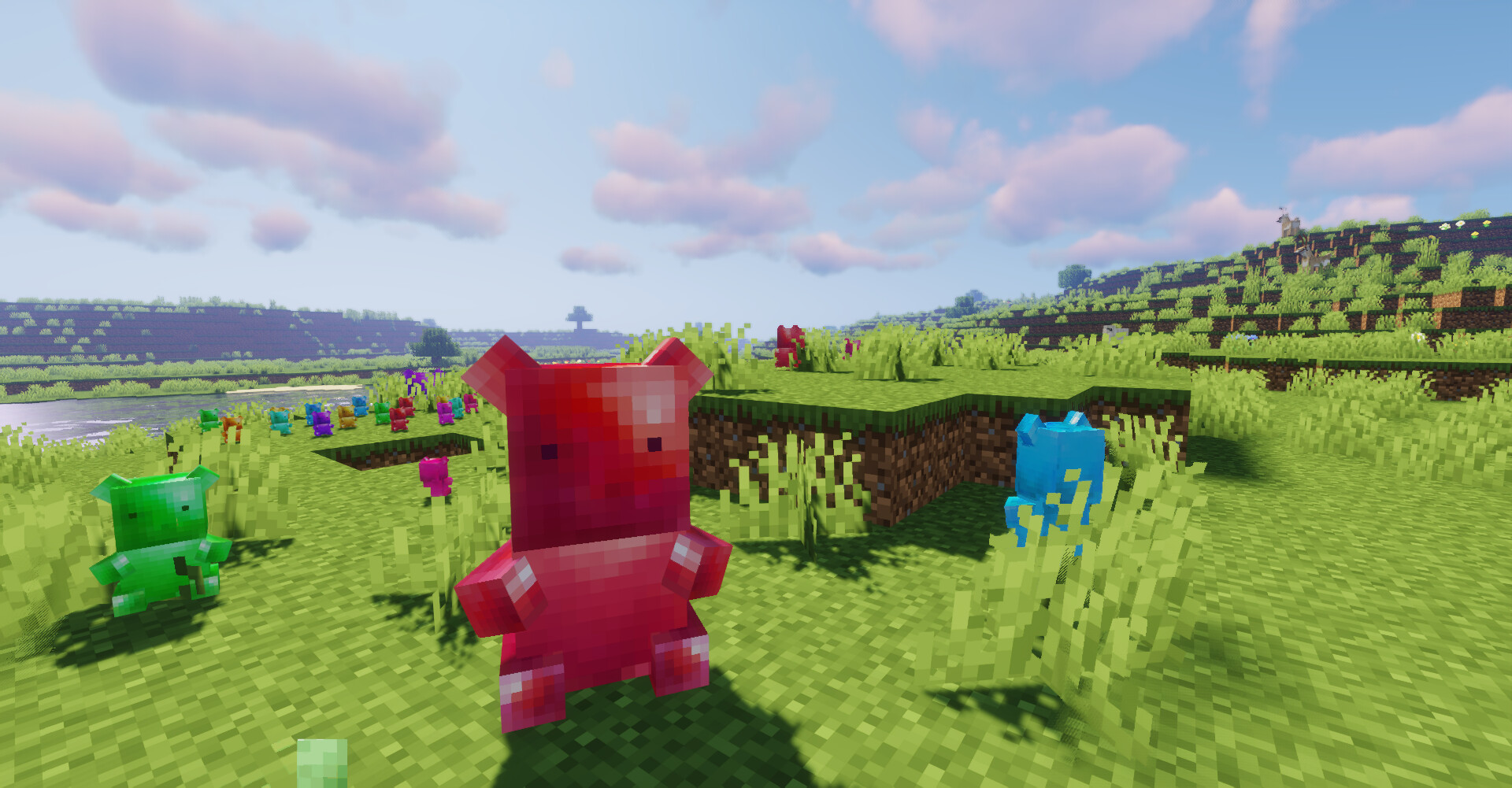 Slime to Gummy Bears Minecraft Texture Pack