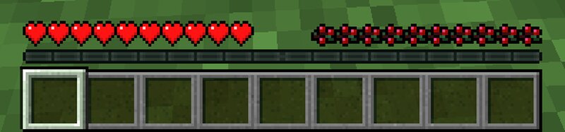 Sweet Berries Hunger Bar Minecraft Texture Pack