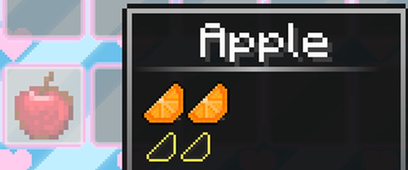 AppleSkin Addon for Pastel Pack Minecraft Texture Pack