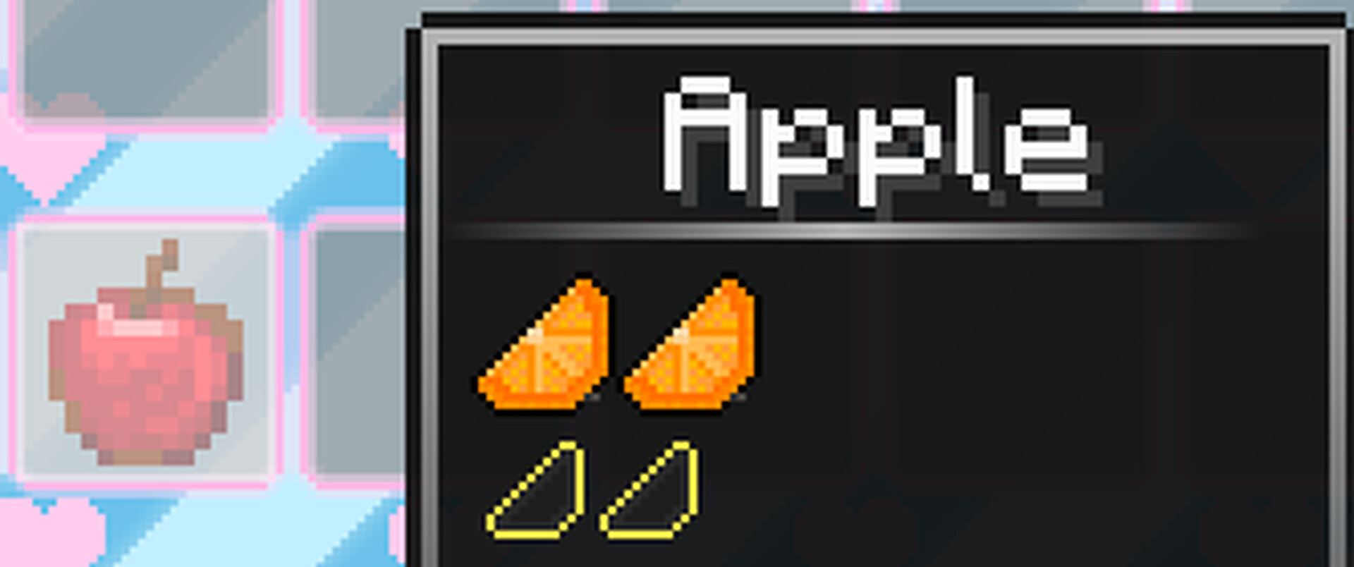 AppleSkin Addon for Pastel Pack Minecraft Texture Pack