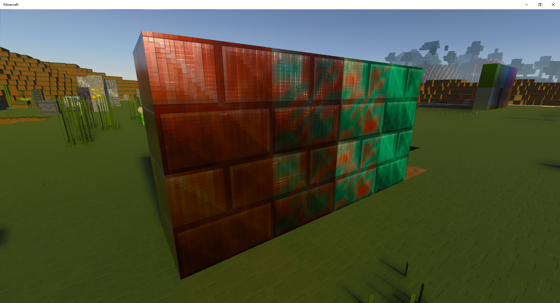 Mosaic RTX Metal Block Bricks Minecraft Texture Pack