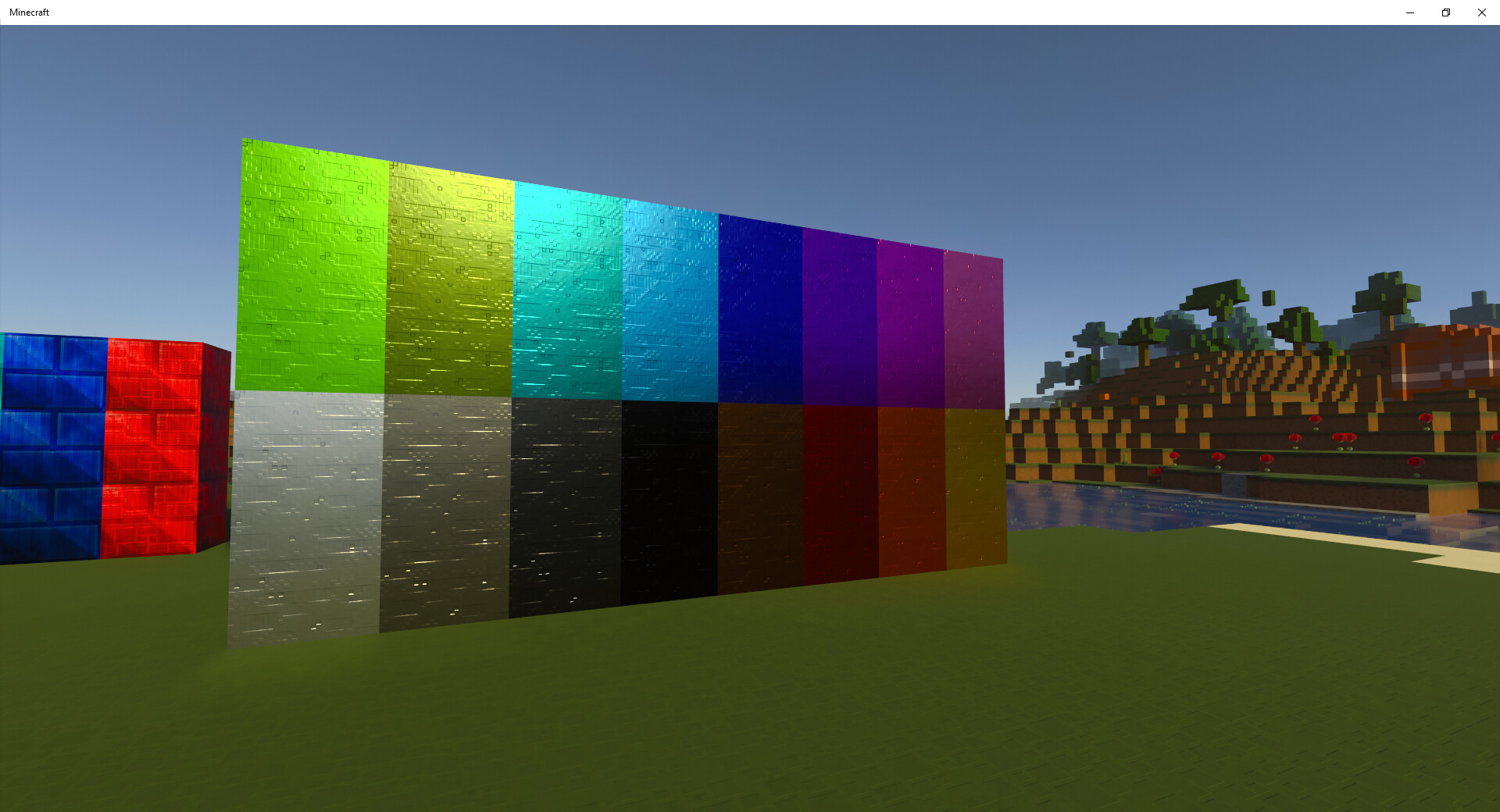 Mosaic RTX Metal Block Bricks Minecraft Texture Pack