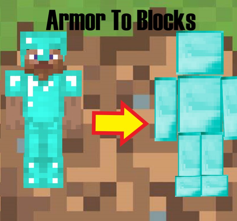 Armor To Blocks Minecraft Texture Pack