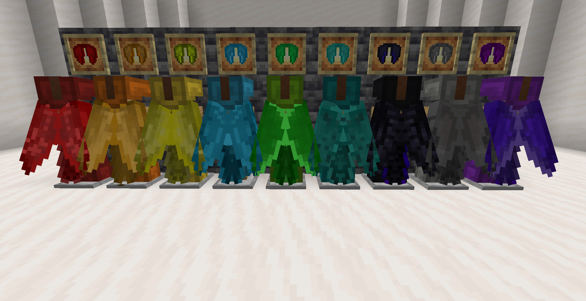 Colorful Elytras [NEEDS OPTIFINE] Minecraft Texture Pack