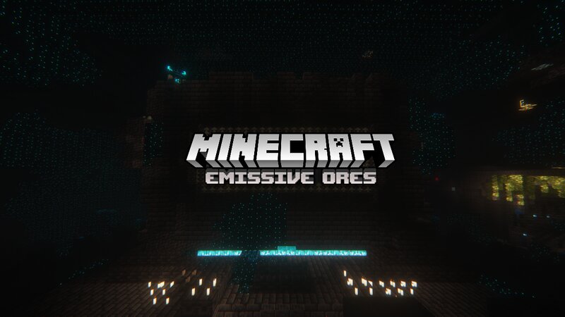 Emissive Ore Borders 1.19 (16x16) Minecraft Texture Pack