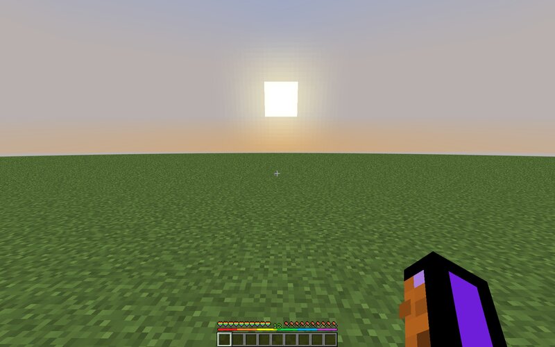 Rainbow Hearts and Xp bar overlay Minecraft Texture Pack