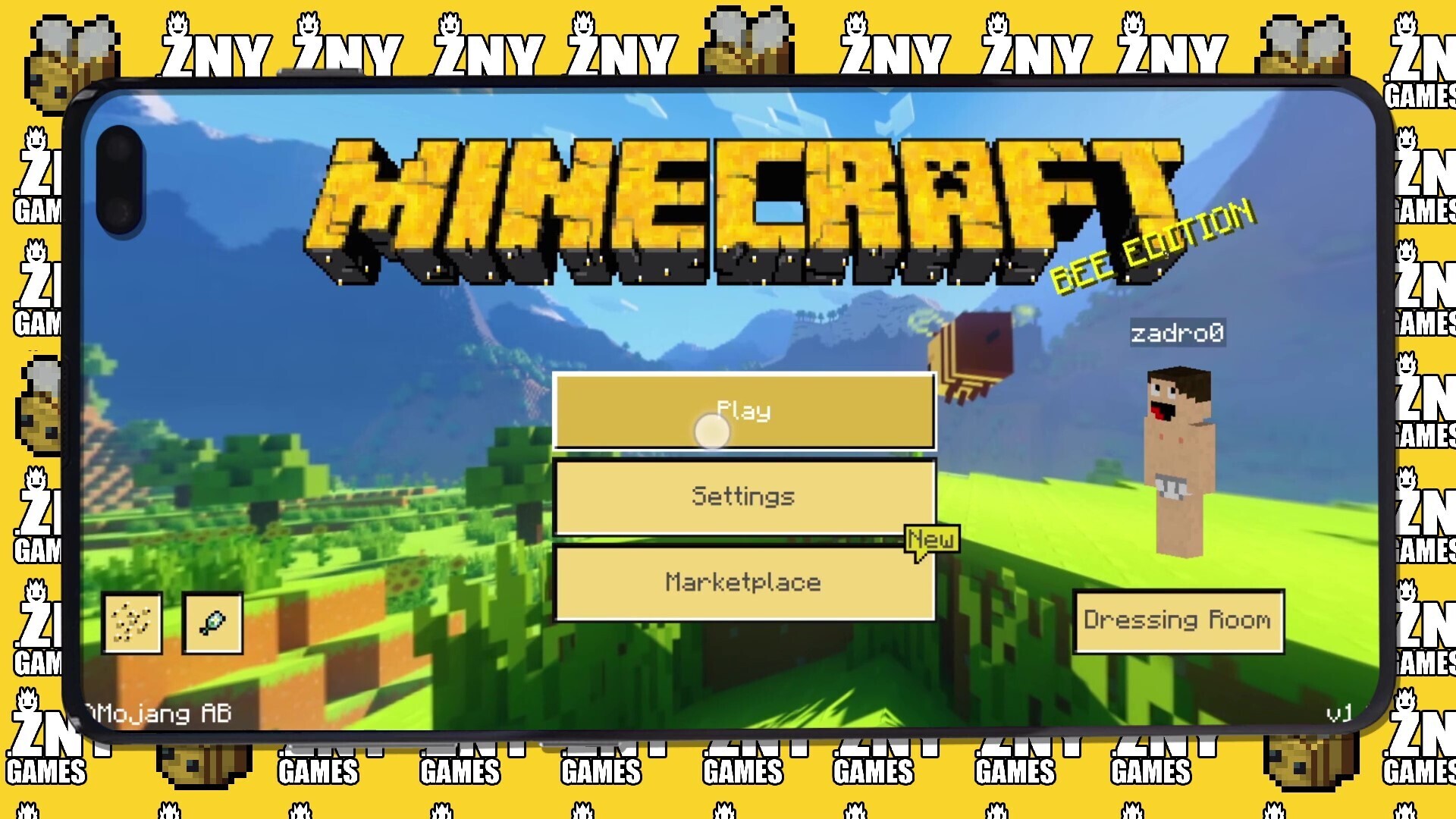 BEE EDITION [BEDROCK] 🐝 Minecraft Texture Pack