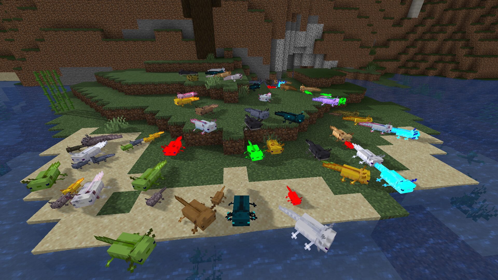 Addolotls Optifine or Entity Texture Features Minecraft Texture Pack