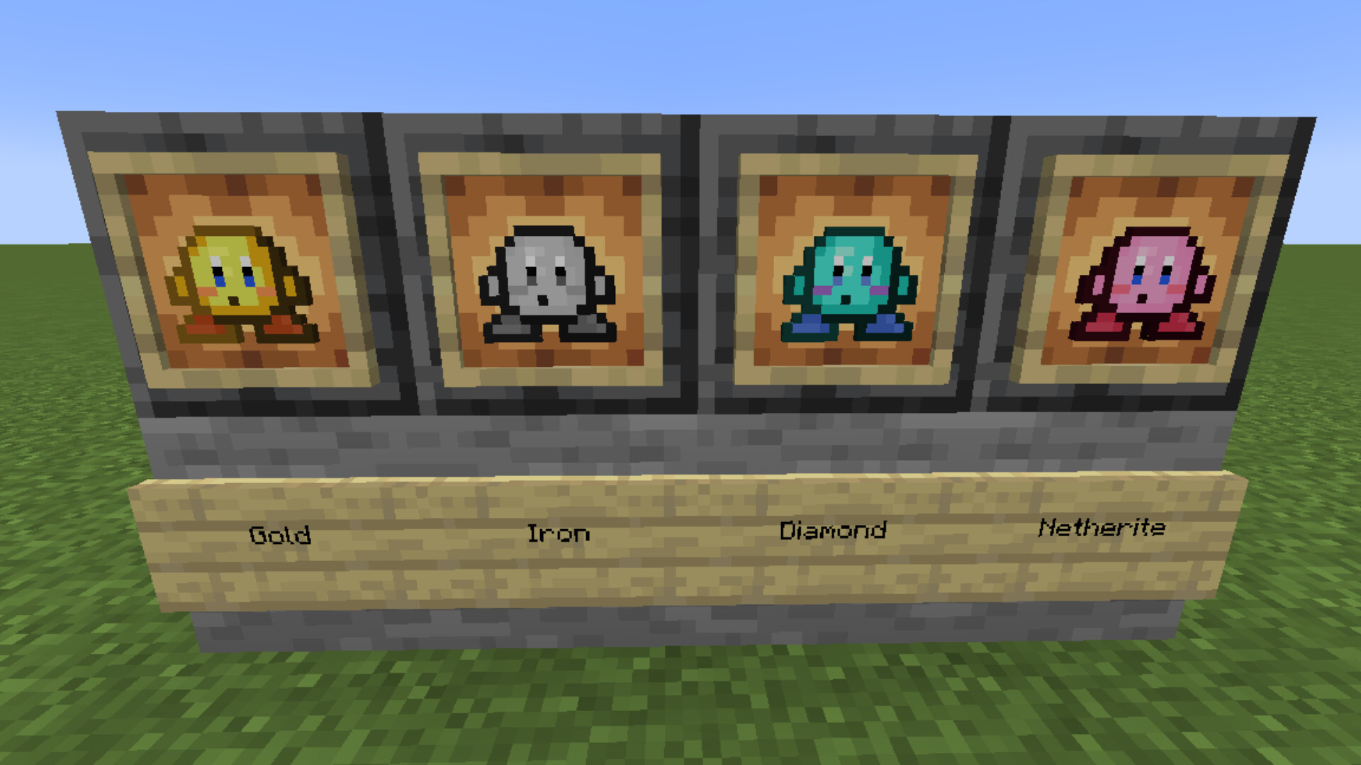 Mouthful Mode (Kirby Helmets) Minecraft Texture Pack