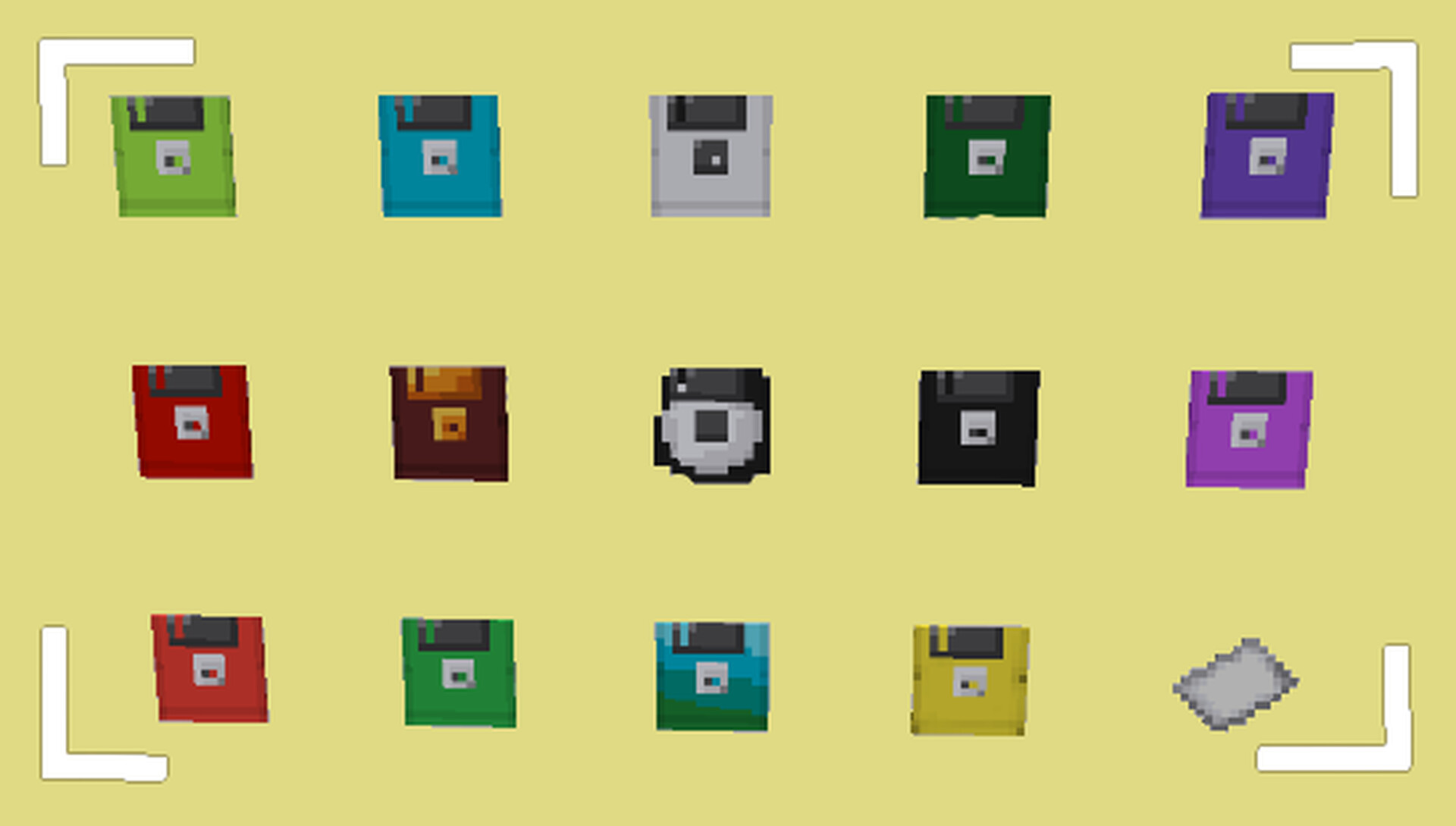 Floppy Disc Minecraft Texture Pack