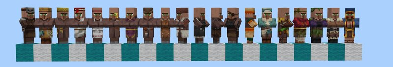 NPC Villagers | Turn NPCs into Villagers Minecraft Texture Pack