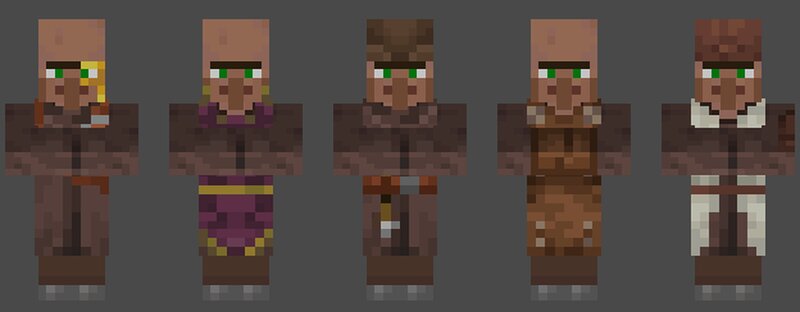 NPC Villagers | Turn NPCs into Villagers Minecraft Texture Pack