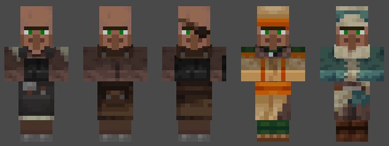 NPC Villagers | Turn NPCs into Villagers Minecraft Texture Pack