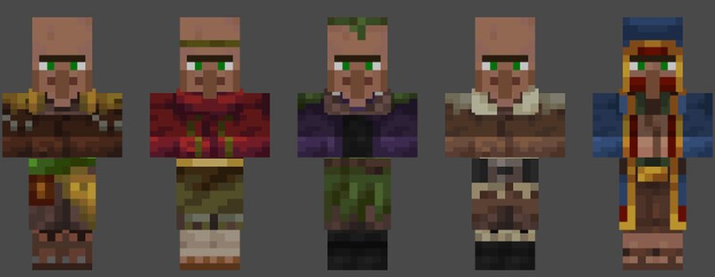 NPC Villagers | Turn NPCs into Villagers Minecraft Texture Pack