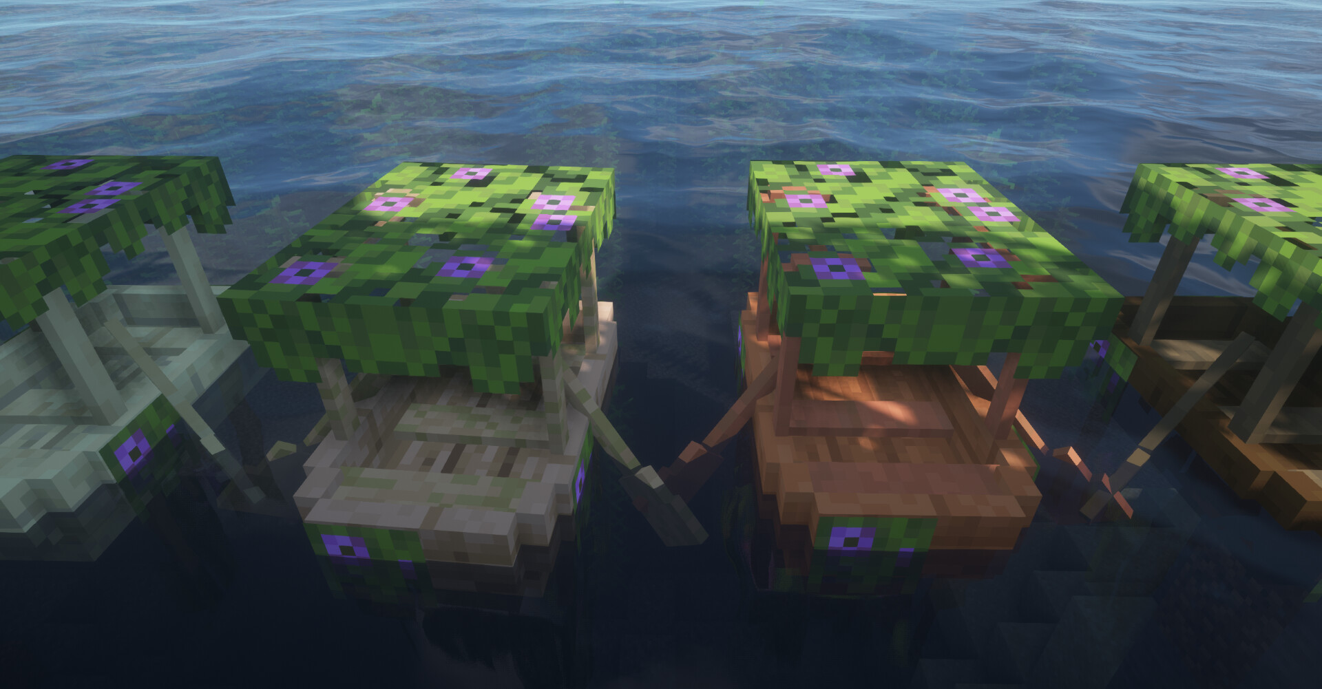 Cute Azalea Boats !! (now at 1.18) Minecraft Texture Pack