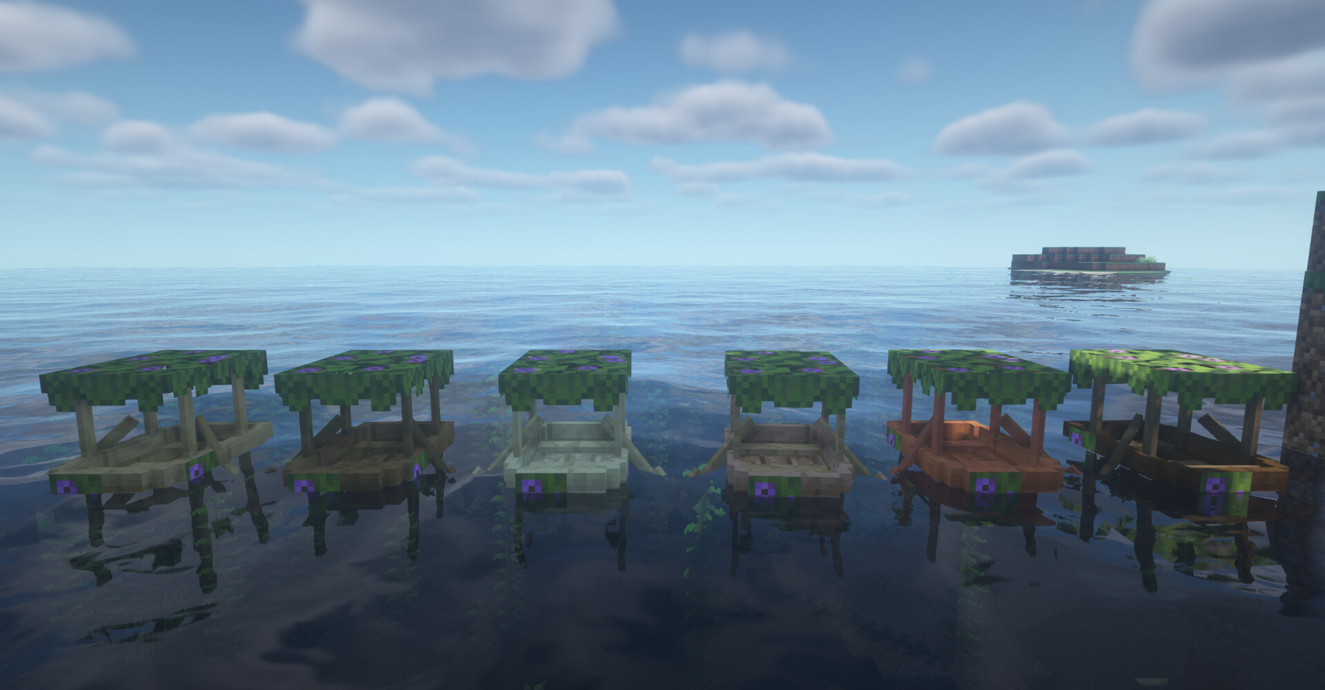 Cute Azalea Boats !! (now at 1.18) Minecraft Texture Pack