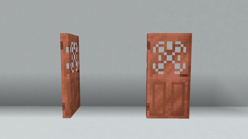 Super Simple Copper Doors + Trapdoors Minecraft Texture Pack