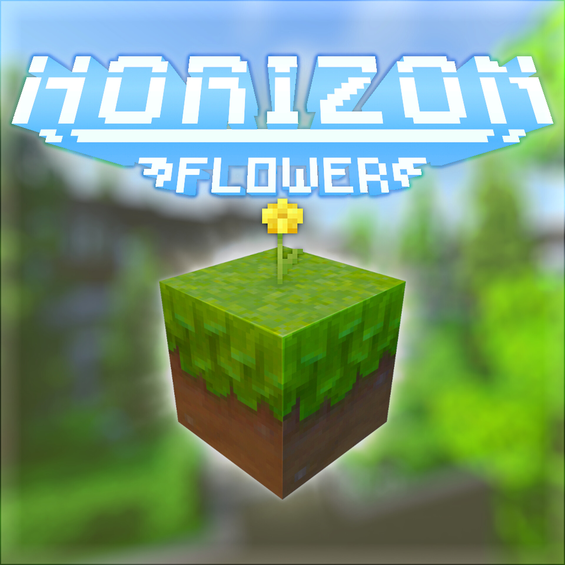 Horizon Flower x32 Modern Cartoony (Java) Minecraft Texture Pack