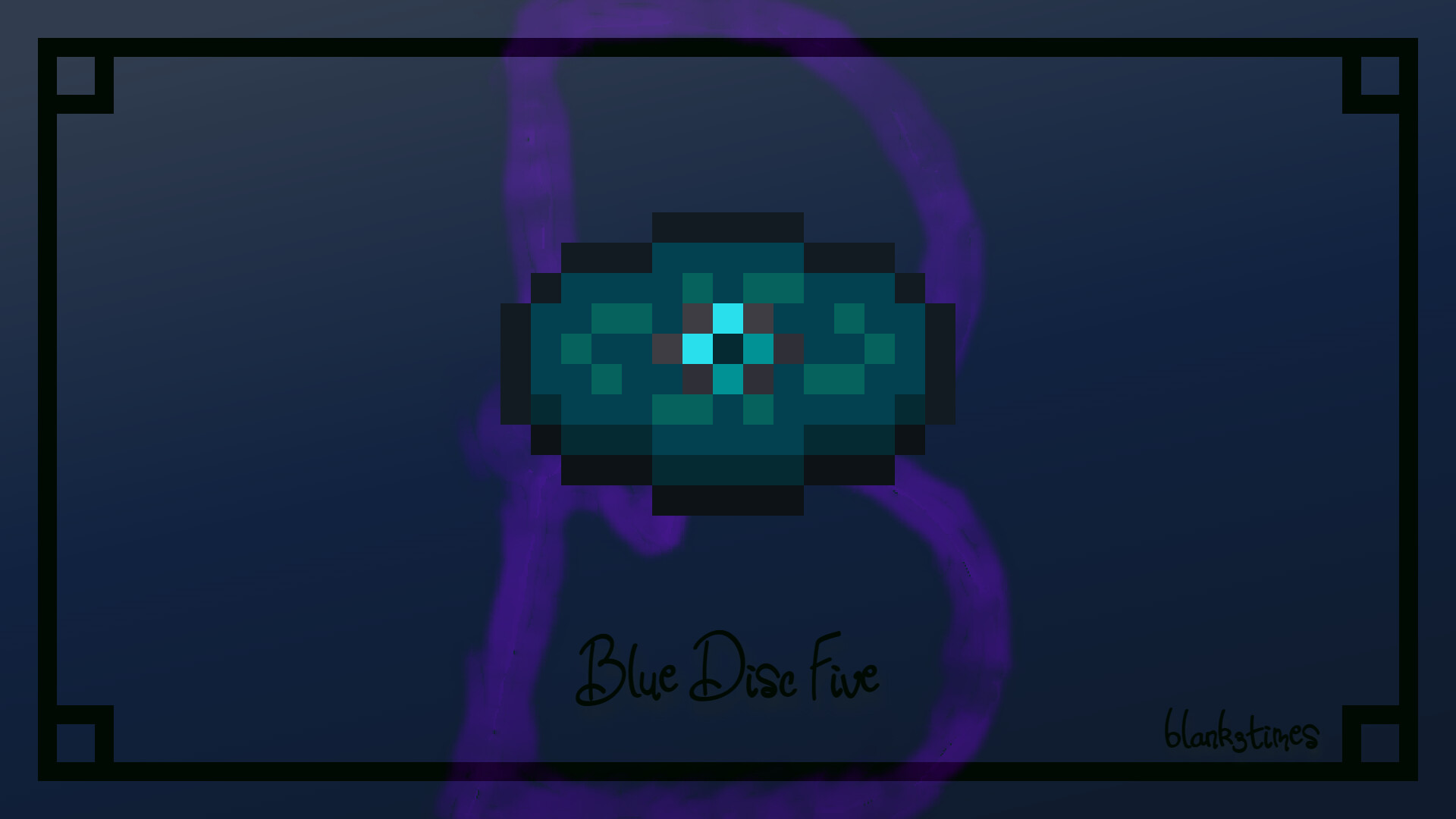Blue Music Disc 5 Minecraft Texture Pack