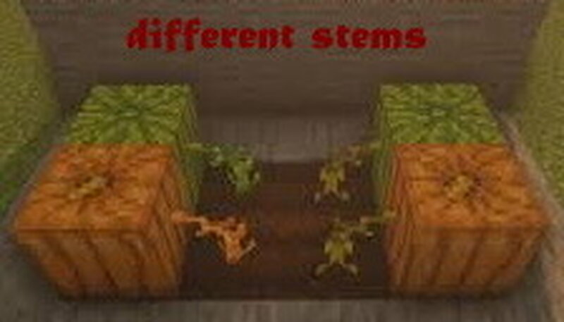 different stems Minecraft Texture Pack