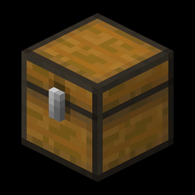 Trapped Chest to Normal Chest Minecraft Texture Pack