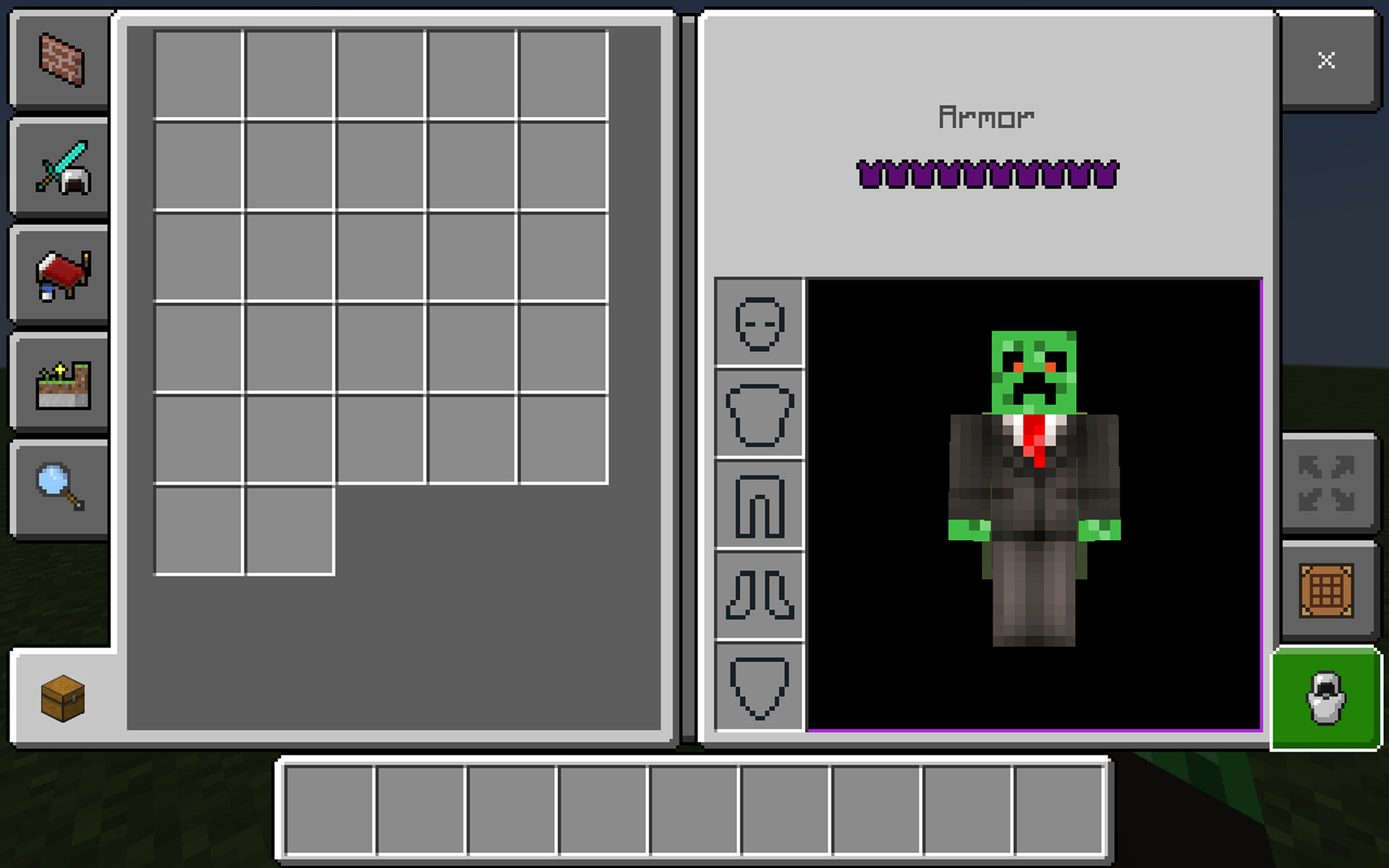 Dark UI texture pack by darkmazeblox.[bedrock edition]. Minecraft ...