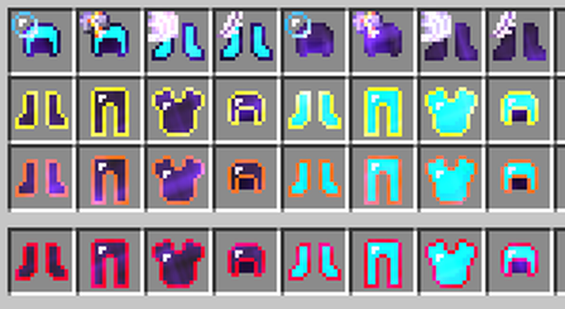 Enchantment Indicator for armor Minecraft Texture Pack