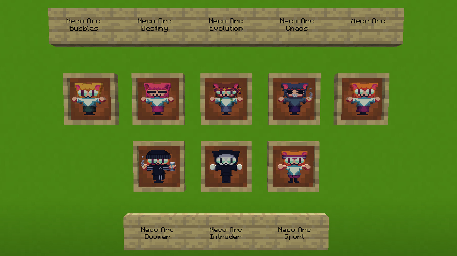 Neco Arc Totems Minecraft Texture Pack