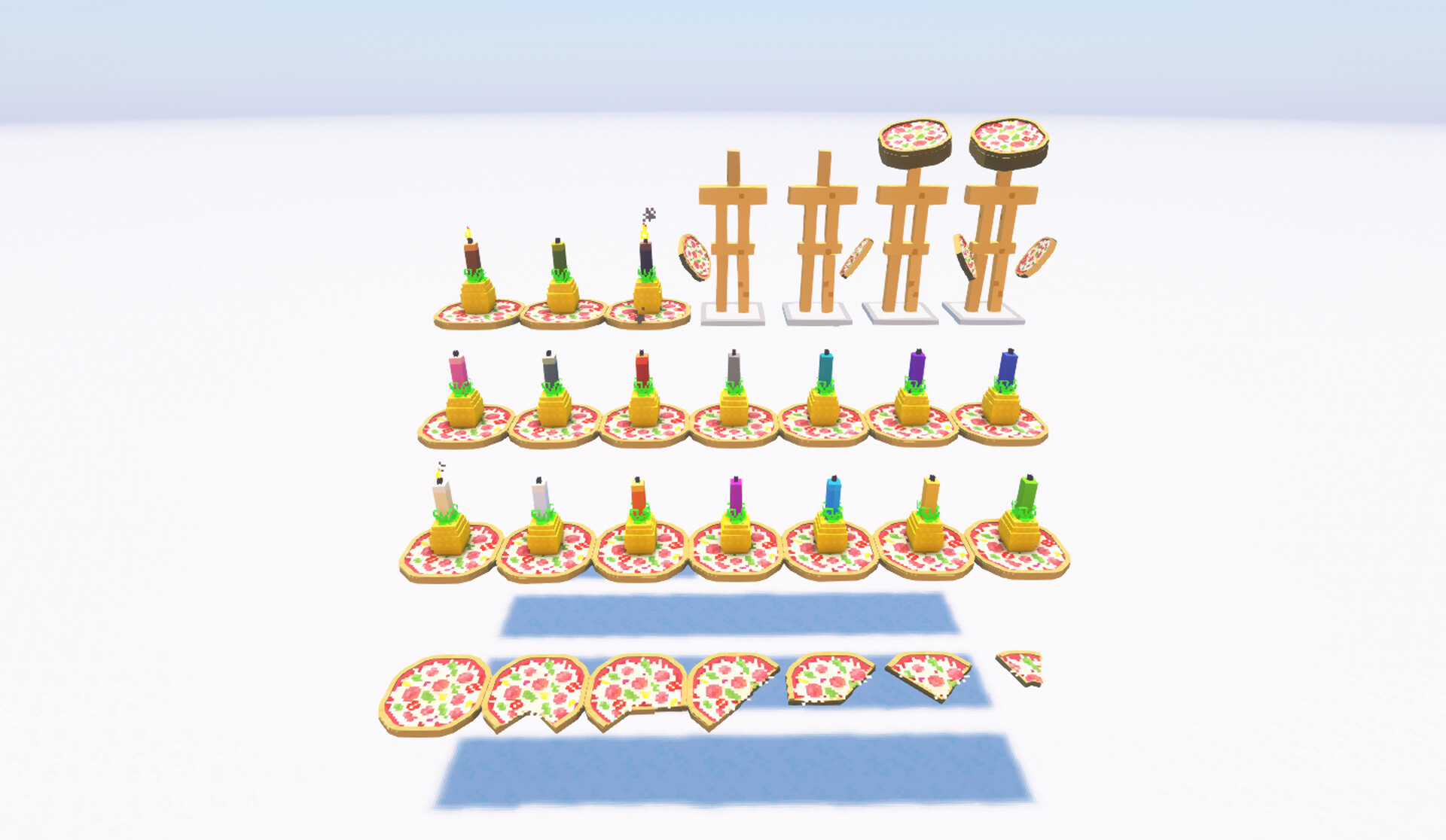 Cake, but it's Pizza Minecraft Texture Pack