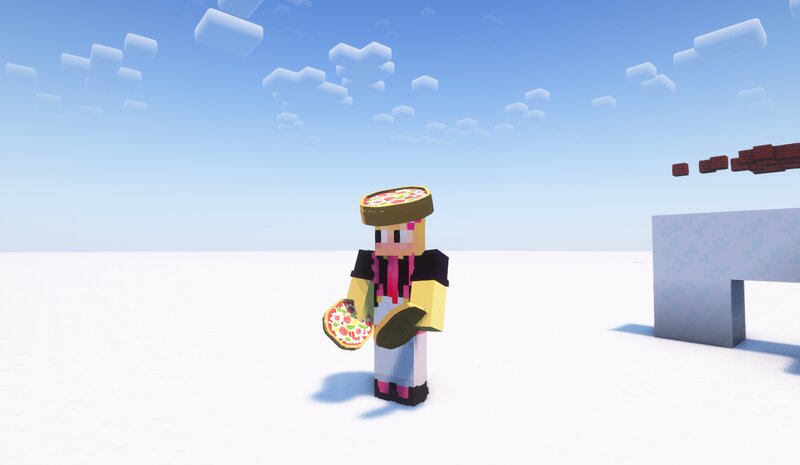 Cake, but it's Pizza Minecraft Texture Pack