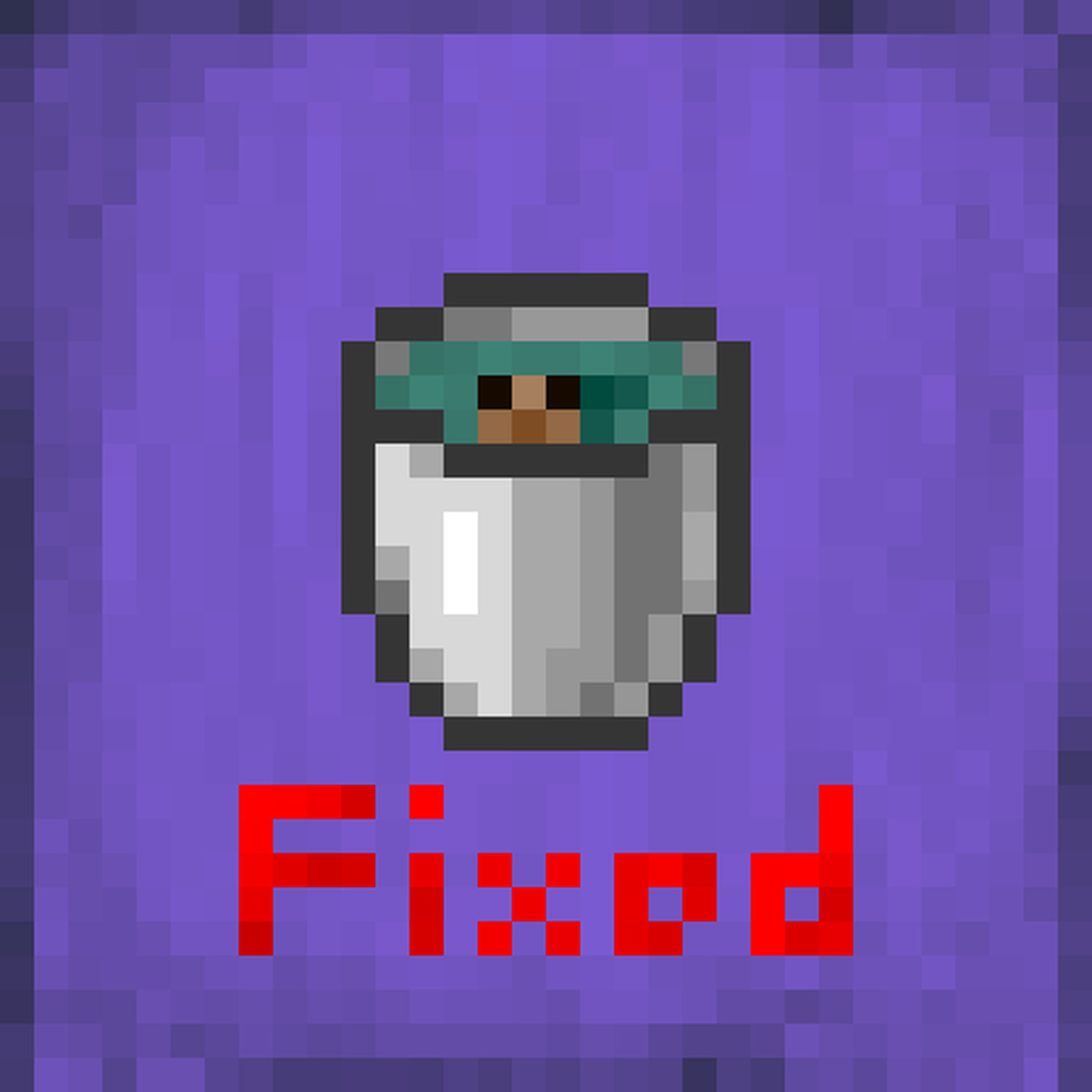 Fixed water mobs bucket Minecraft Texture Pack