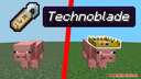 Technoblade Pig in Minecraft Minecraft Texture Pack