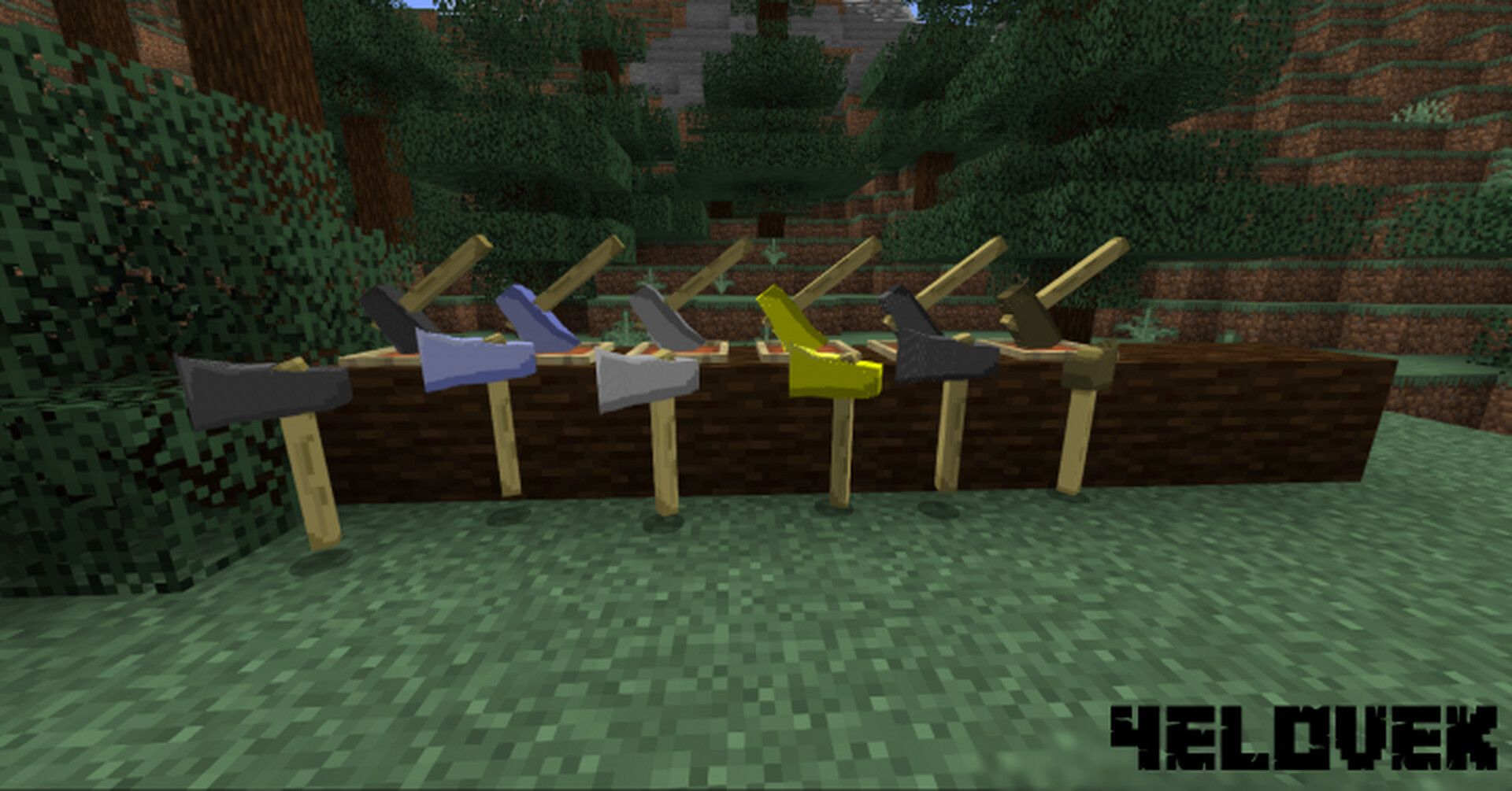3D Axes Minecraft Texture Pack