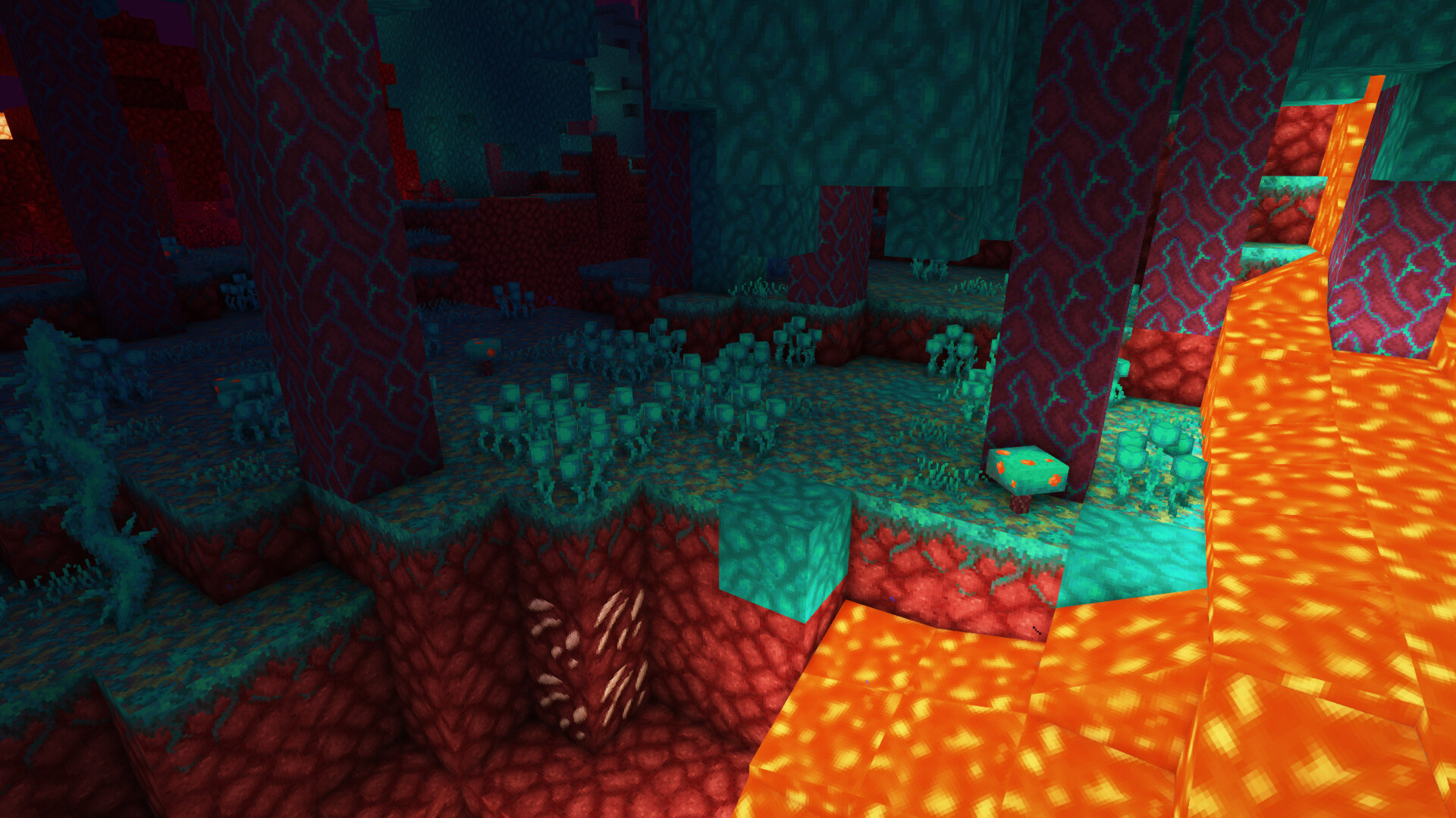 Warped Roots3d Minecraft Texture Pack