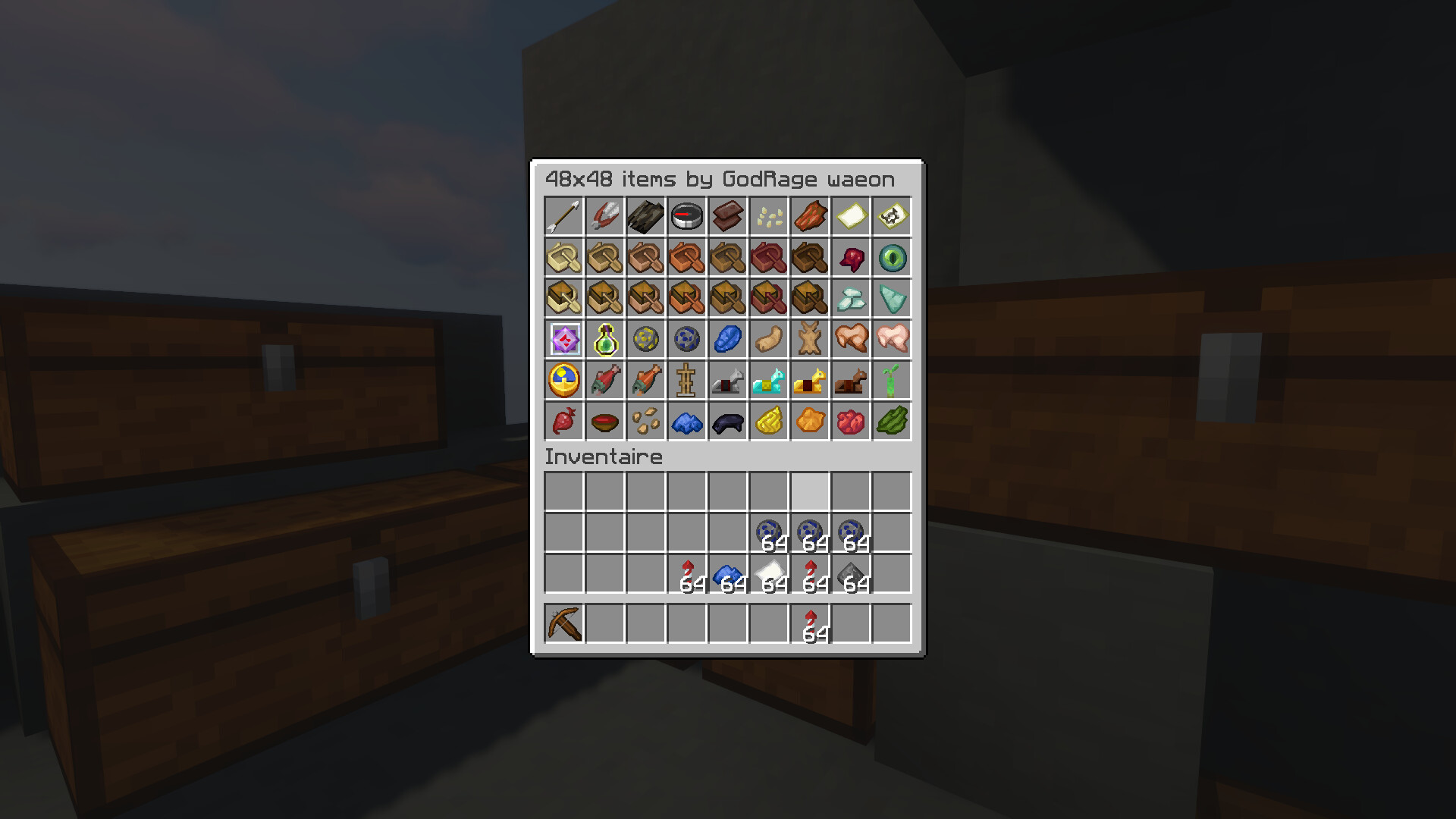 48x48 items (GUI Scale 3x) Minecraft Texture Pack