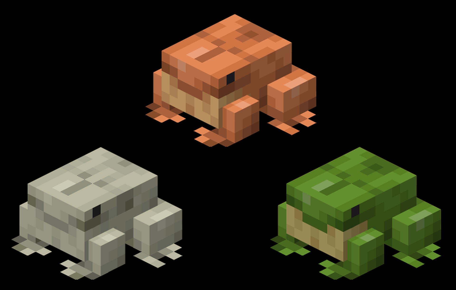 Cutie Crawlies - Simple Frogs Minecraft Texture Pack