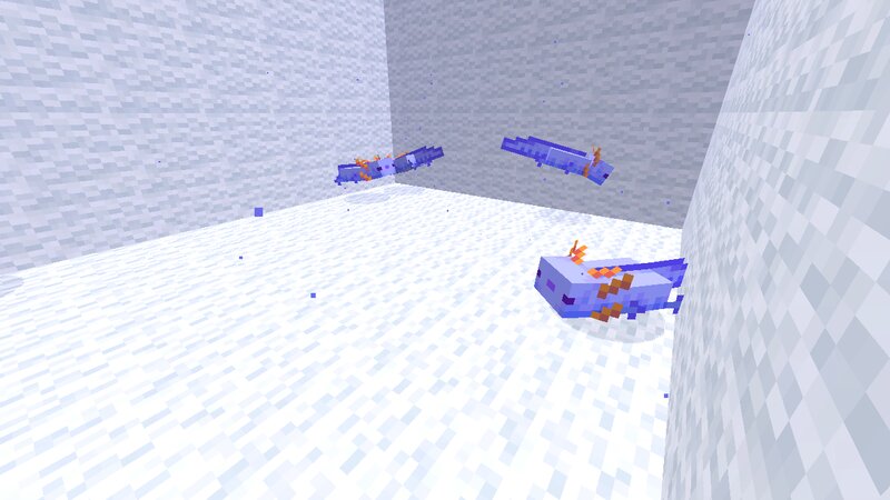 Rarest Blue Axolotls Unlimited Minecraft Texture Pack