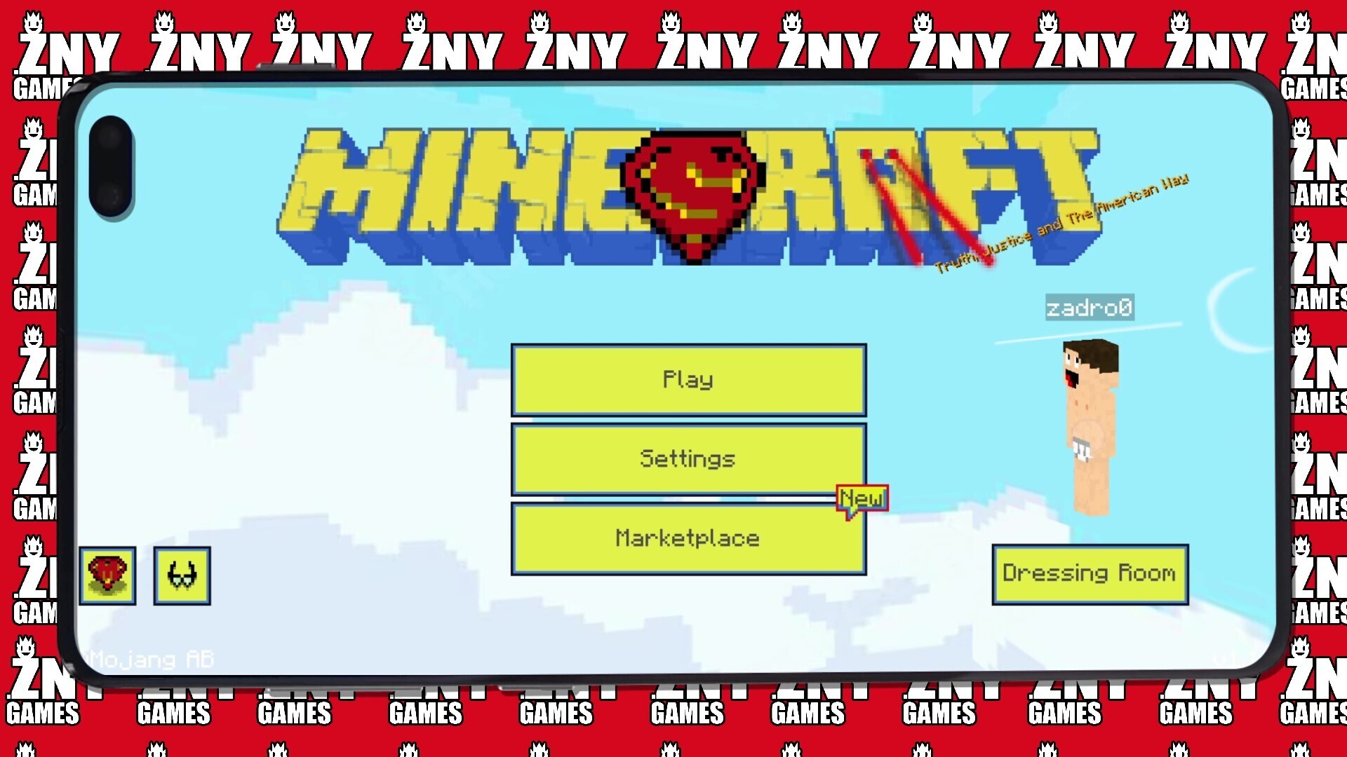 SUPERMAN [BEDROCK] 🦸‍♂️ Minecraft Texture Pack