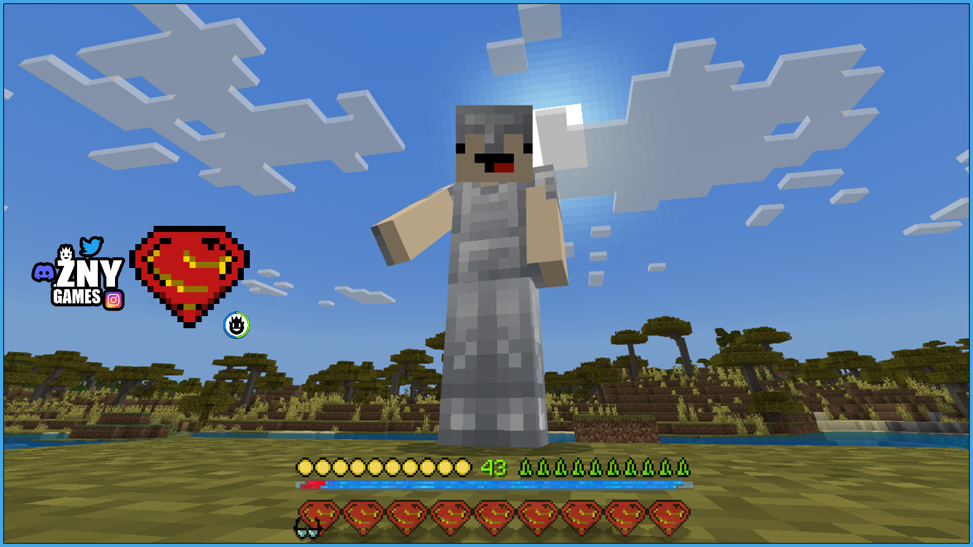 SUPERMAN [BEDROCK] 🦸‍♂️ Minecraft Texture Pack