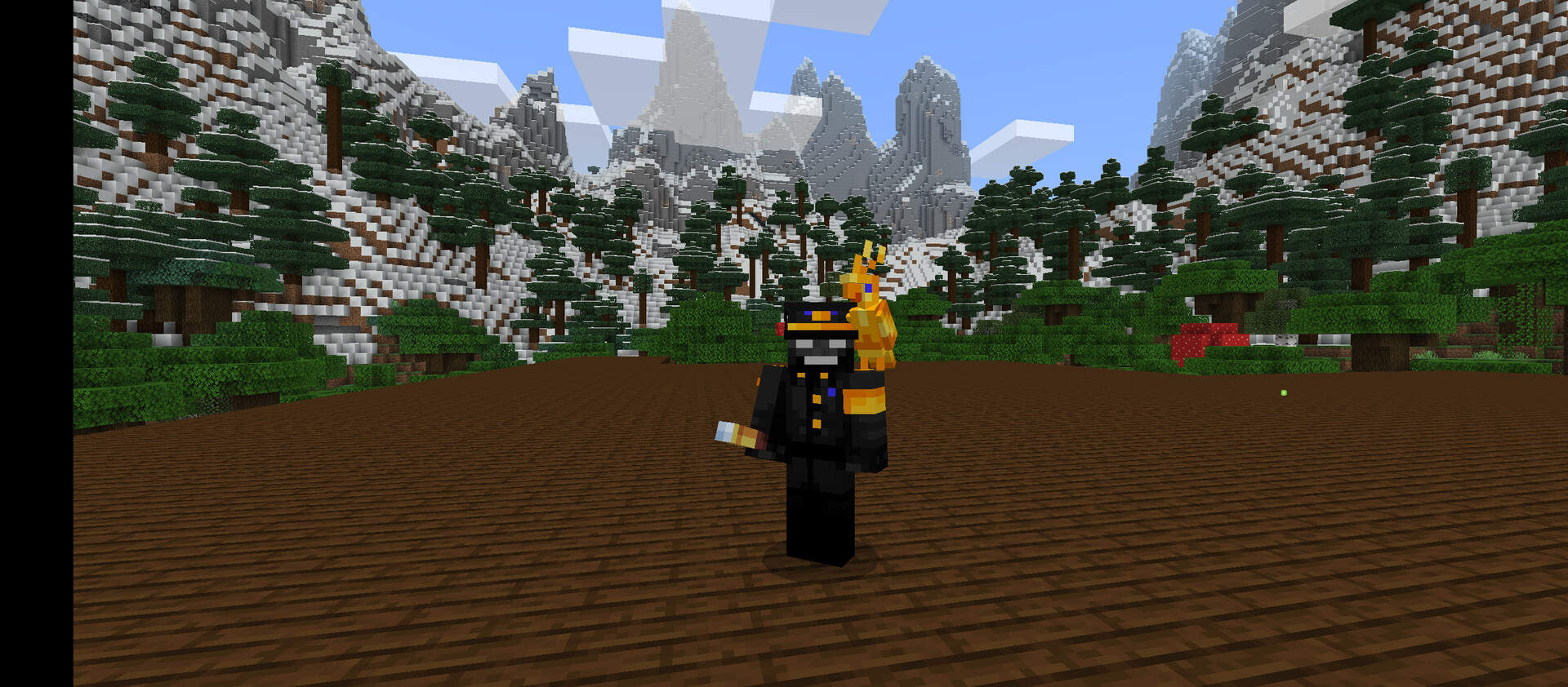 Gray parrot to Golden Parrot (bedrock) Minecraft Texture Pack