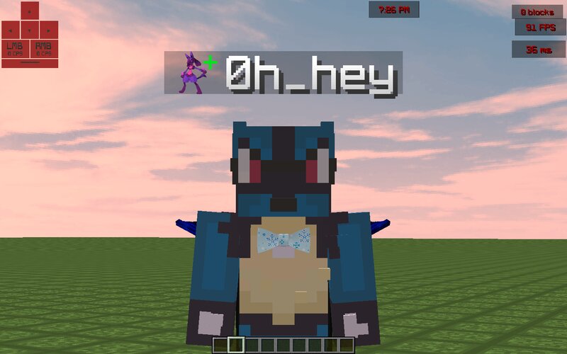 Lucario Lunar icon overlay Minecraft Texture Pack
