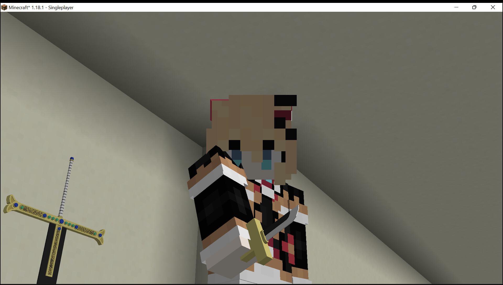 One Piece - Dracule Mihawk's Yoru Sword and Koganata Knife Minecraft ...