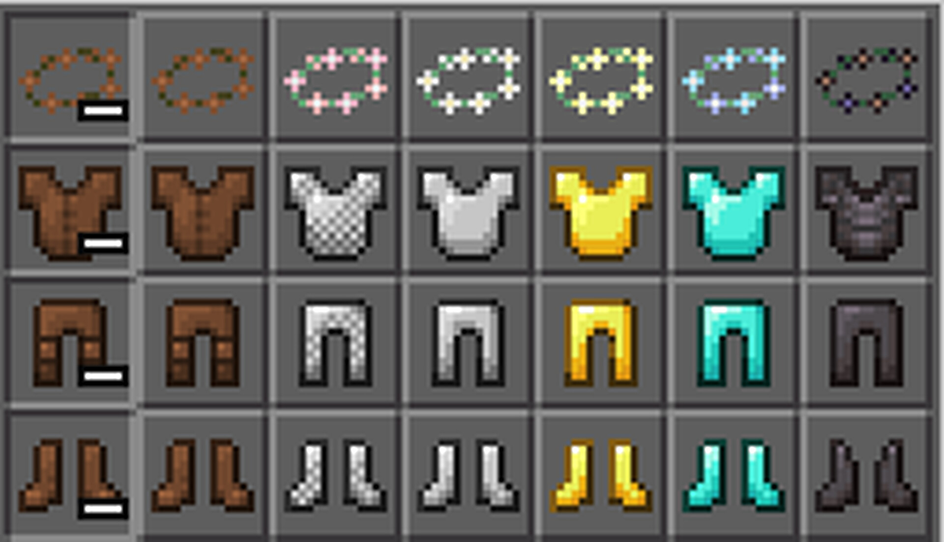 Kit's Cutie Flower Armor ~ Bedrock edition Minecraft Texture Pack