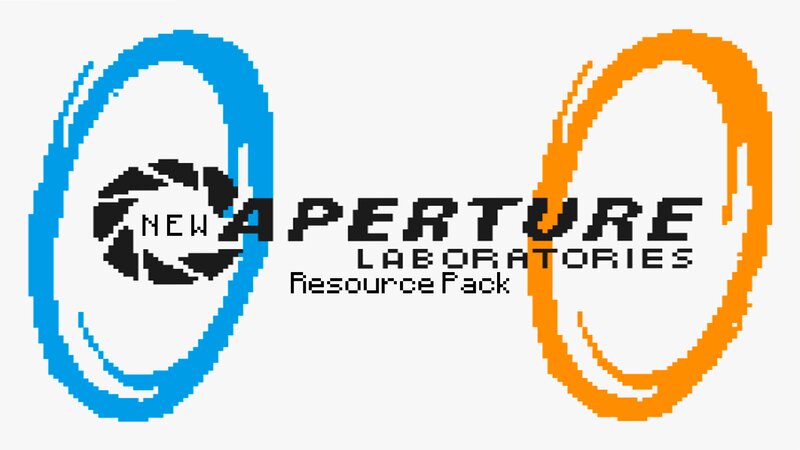 New Aperture (Texture pack) Portal 2 Minecraft Texture Pack