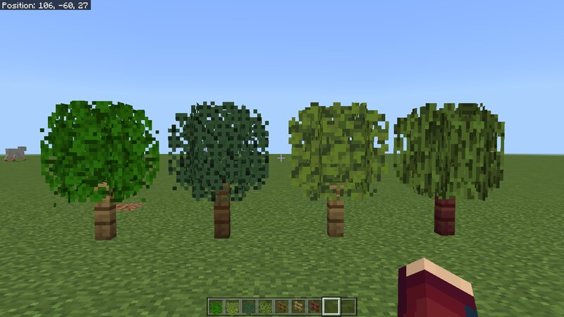 Not Bushy Leaves V1.2 | Bedrock Edition Minecraft Texture Pack