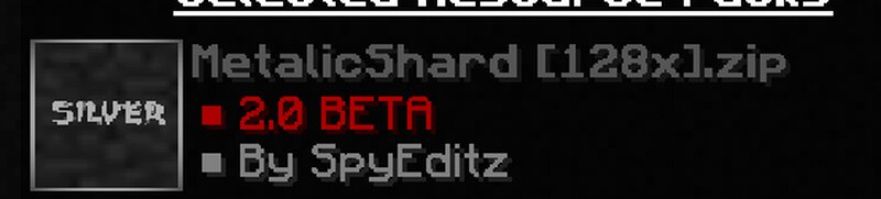 Metalic Shard PvP Pack Minecraft Texture Pack