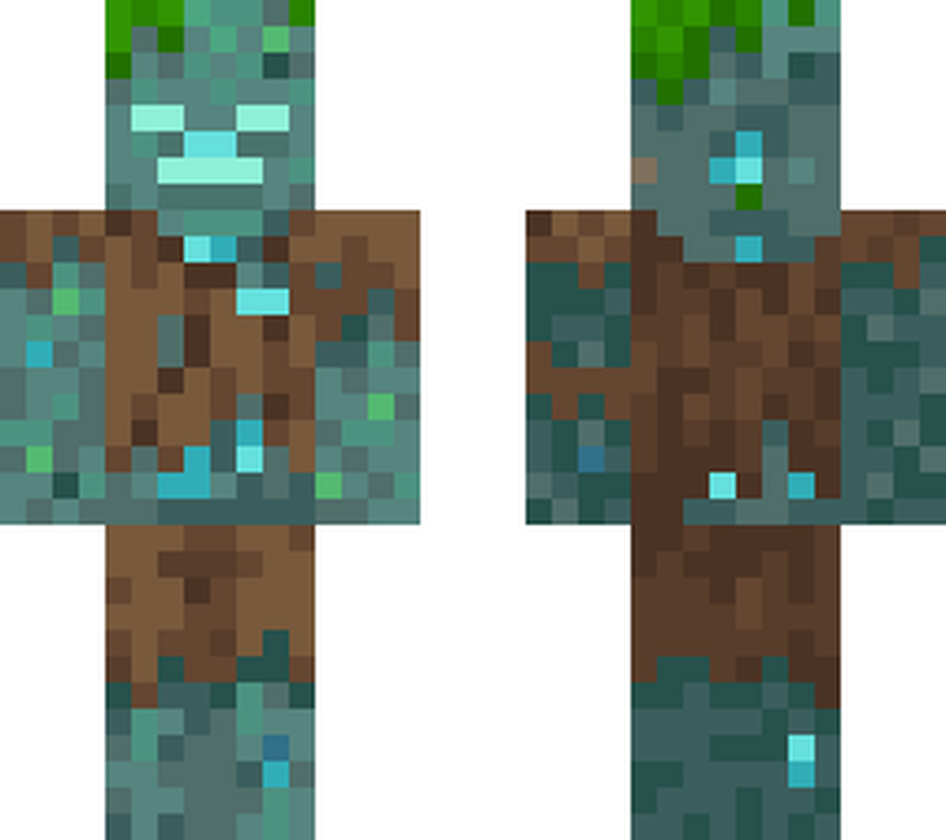 drowneds with steve clothes Minecraft Texture Pack