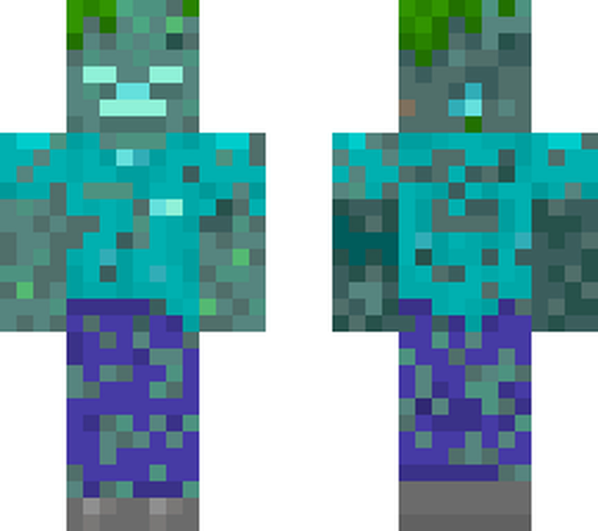 drowneds with steve clothes Minecraft Texture Pack